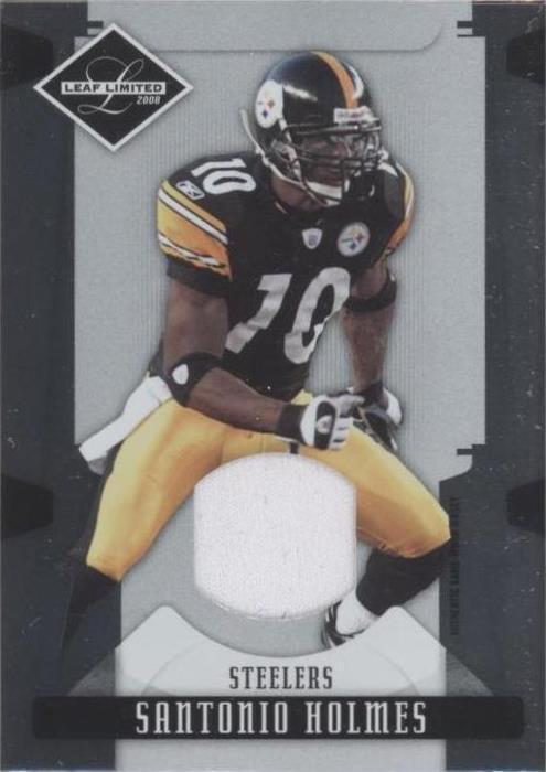 2008 Leaf Limited - Santonio Holmes #79 Threads /100 (MEM) for sale online | eBay