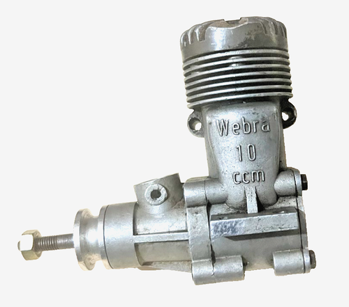 WEBRA 10 ccm - NITRO - RC AIRPLANE ENGINE - MISSING PARTS - USED | eBay