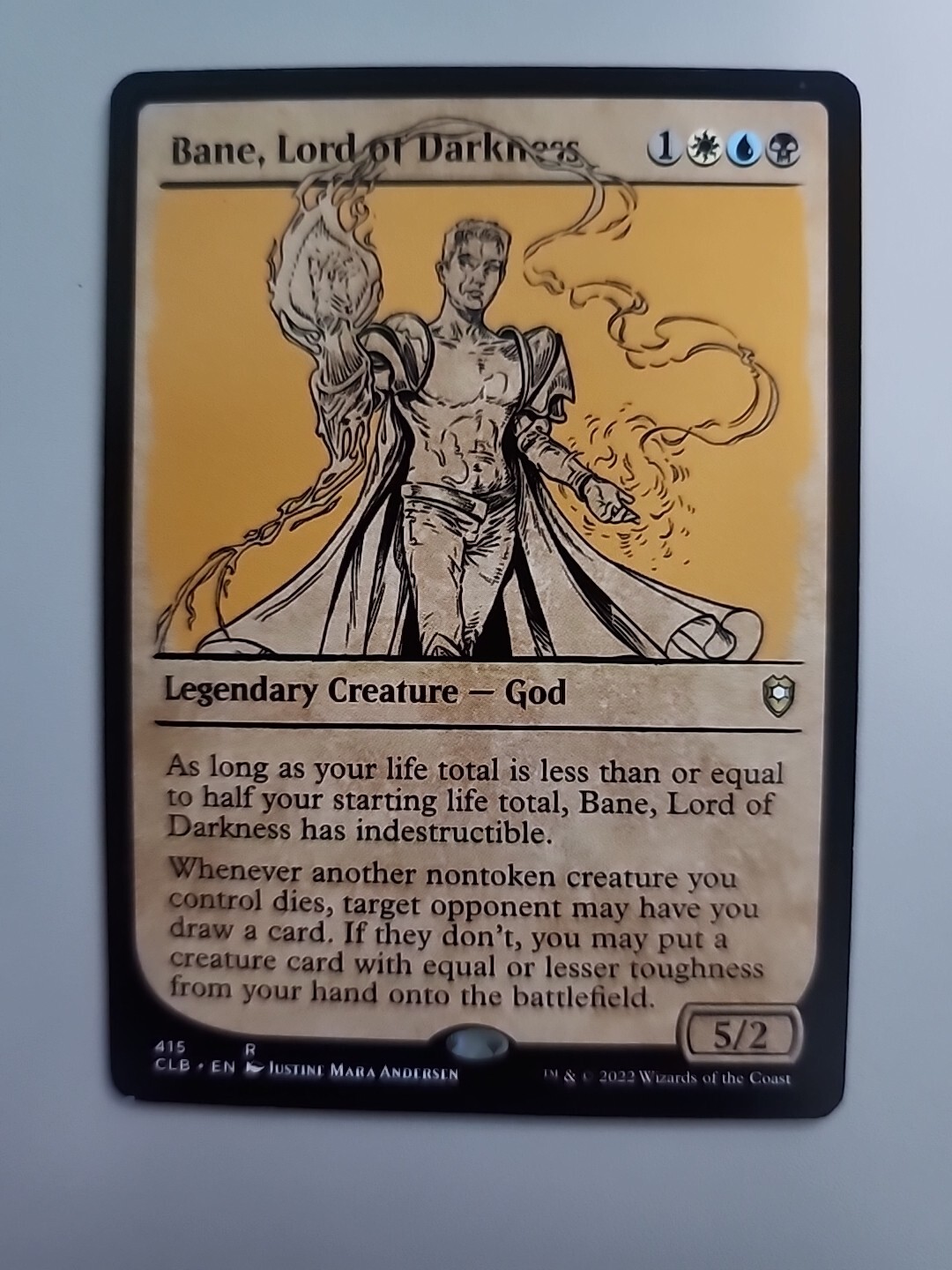 MTG Bane, Lord of Darkness Comm Legends: Baldur's Gate 415 Showcase ...