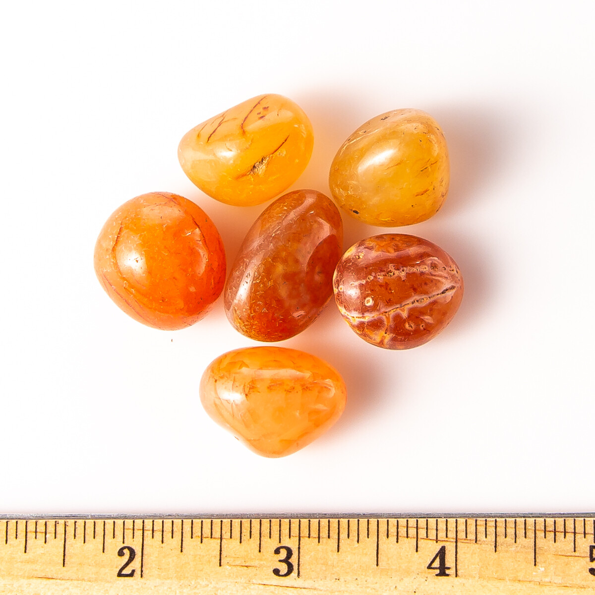 1/2 lb Tumbled Red Carnelian Gemstone Crystals 20-30 Stones Gem Rock ...