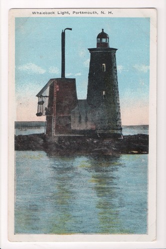 NH, Portsmouth - Whaleback Light, Lighthouse, Light House - A06711 | eBay