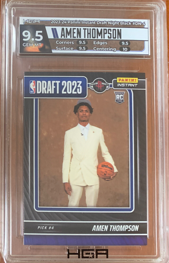 Amen Thompson Draft Night Black 1/1 HGA 9.5 | eBay