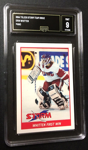 1994 Toledo Storm Erin Whitten 1st Woman Win Pro HK Game SCARCE CARD ...