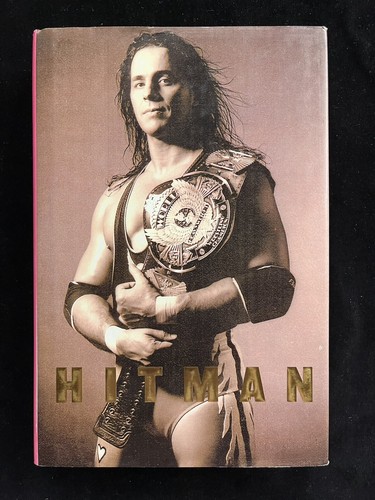 BRETT HART AUTOGRAPHED HARDCOVER BOOK “HITMAN” WWF WWE WRESTLING | eBay