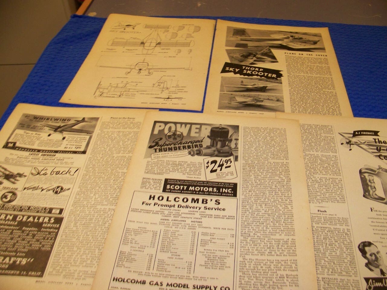 THORP SKY SKOOTER..3-VIEWS/MEASUREMENTS/PANEL LINES/CROSS SECTIONS ...