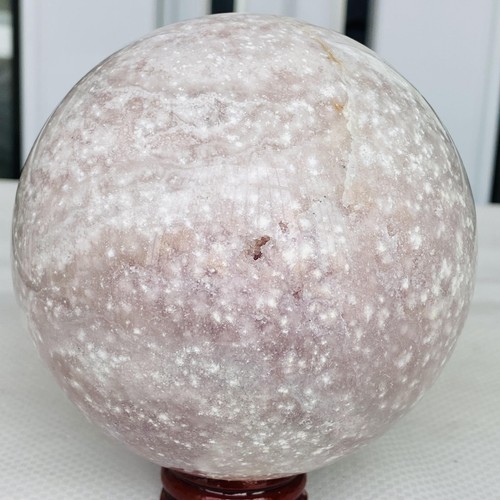 Natural Cherry Blossom Agate Sphere Quartz Crystal Ball Healing 1440G ...