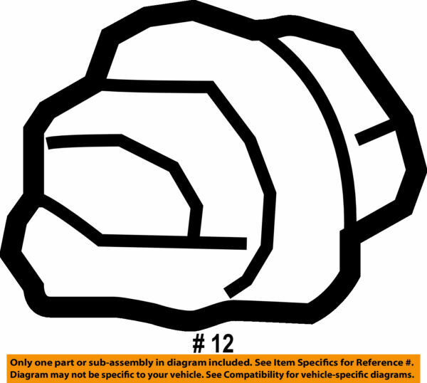 212306N20A Nissan Valve assy-water control 212306N20A, New Genuine OEM ...