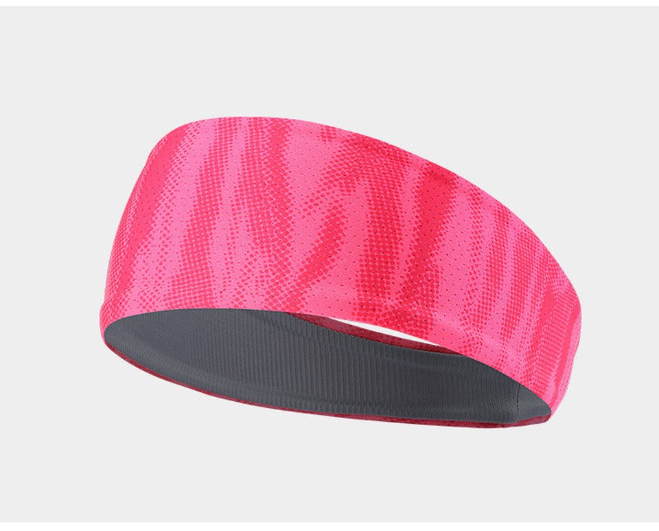 Men Women Sport Headband Moisture Wicking Gym Fitness Head Bandage ...