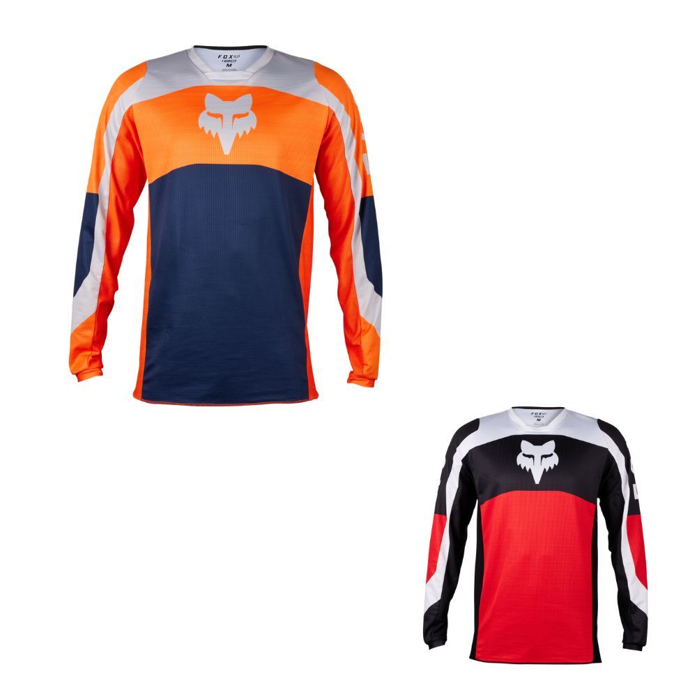 Fox Flo Red 180 Nitro Jersey 31274-110-M for sale online | eBay