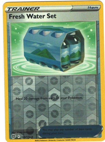 Fresh Water Set 139/172 Brilliant Stars Reverse Holo Uncommon Pokémon ...