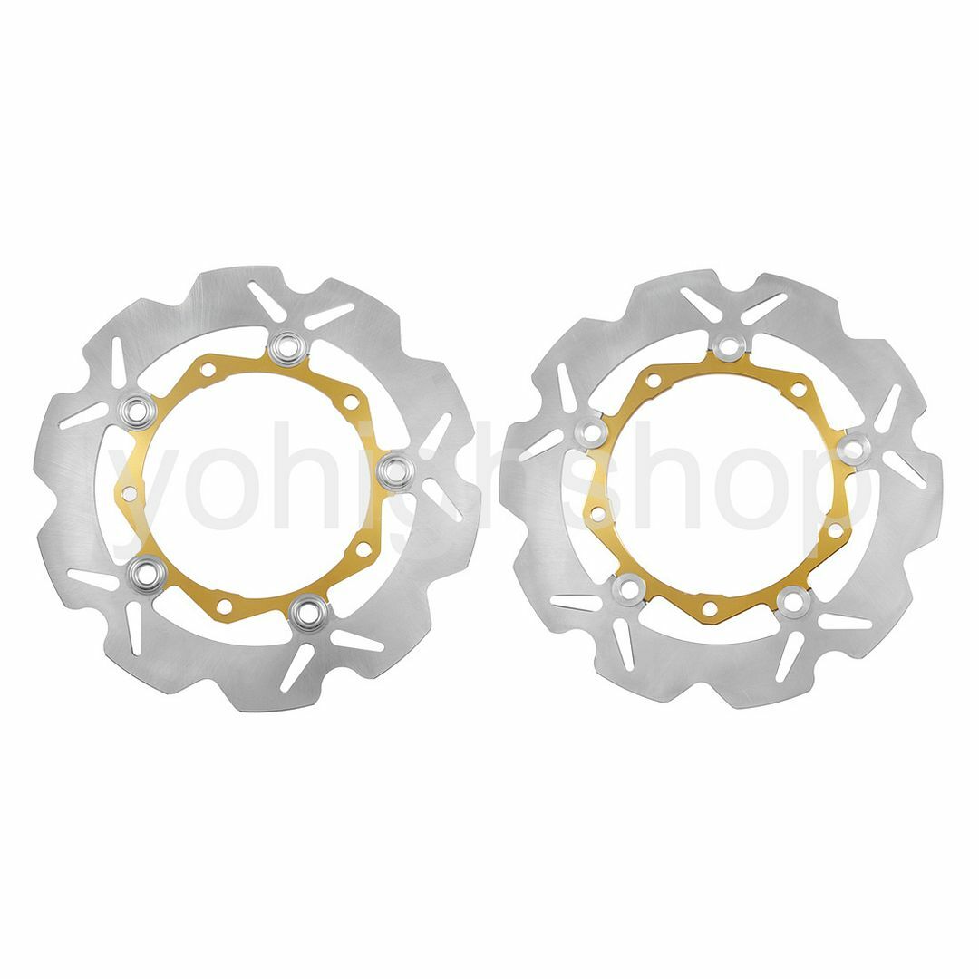 Front Brake Rotors Discs For Yamaha XP500 T-Max 12-15 04-07 ABS Models ...