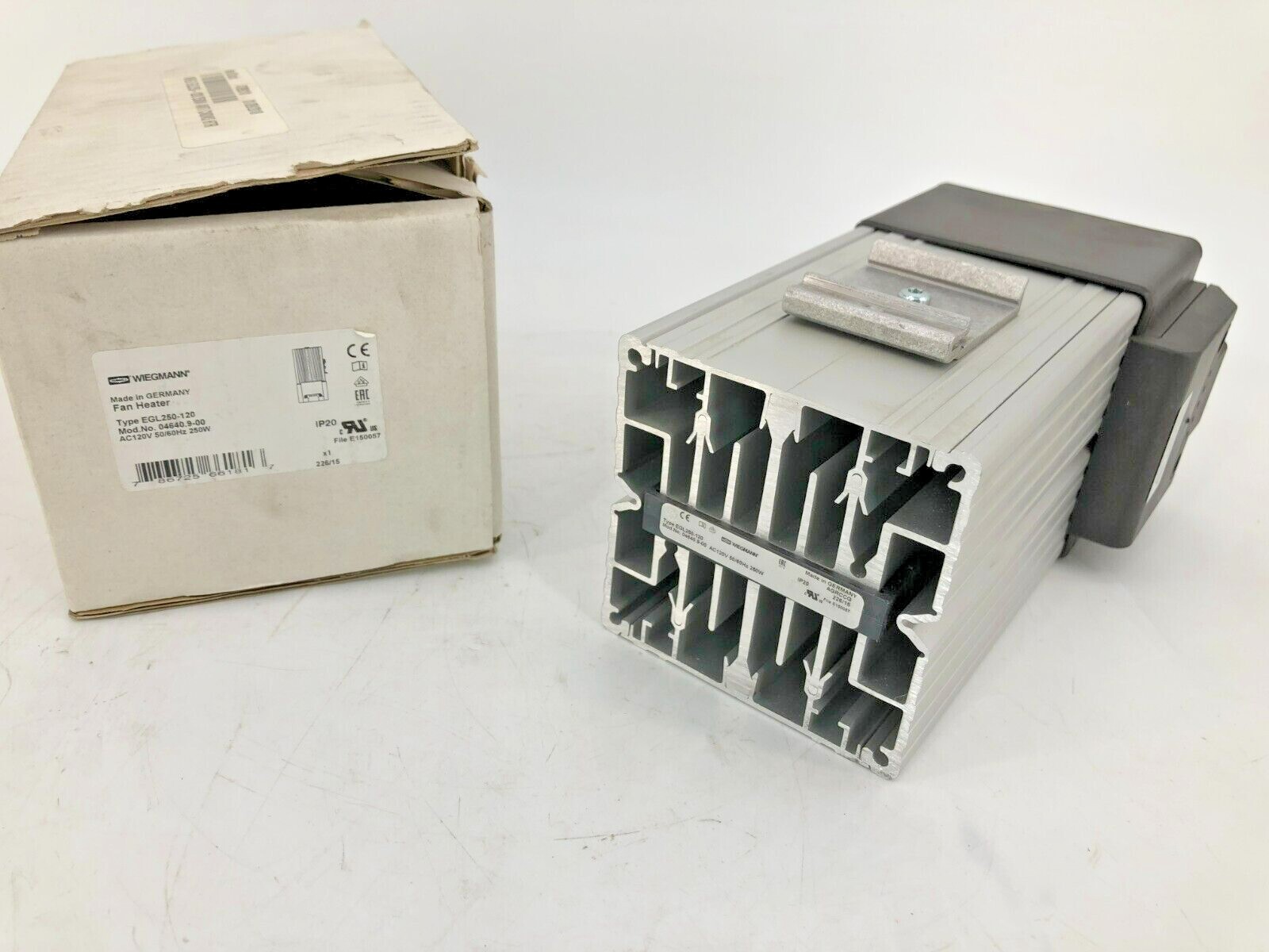 Weigmann EGL250-120 Fan Enclosure Heater 120V 250W New Surplus 04640.9 ...