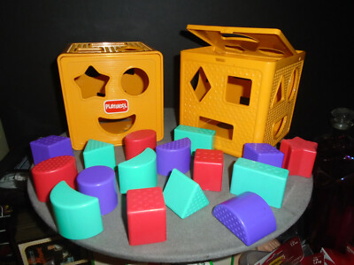 Vintage 2- Playskool Child Guidance Form Fitter Shape Sorter 1986 | eBay