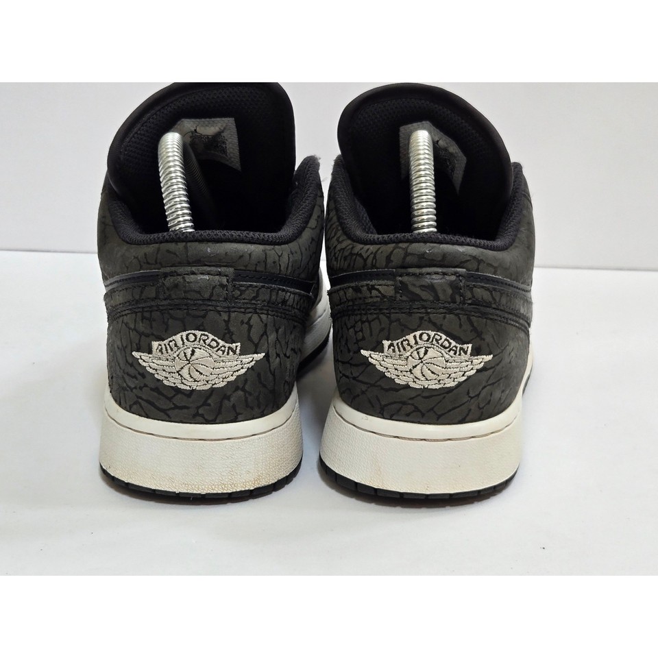 Air Jordan 1 Low SE Black Elephant Size 7Y Casual Sneaker Shoes FB9908 ...