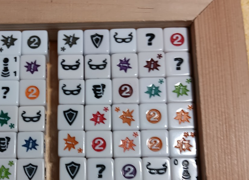 121 sidekick action master ccg card die game superhero replacement dice ...