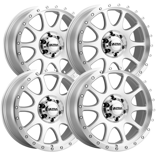 (Set of 4) Ultra 115 The General 20x9 6x5.5" +18mm Machined Wheels Rims ...
