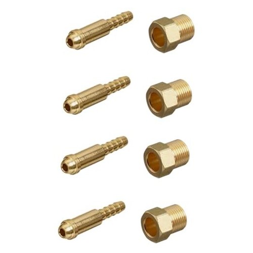 Argon Nut & Nipple Set with 1/4" Hose Barb – MIG & 1/4 in Nut & Nipple ...