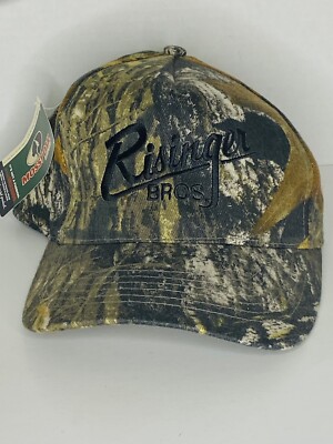 Vintage Camouflage Risinger Brothers Transfer Embroidered Adjustable ...