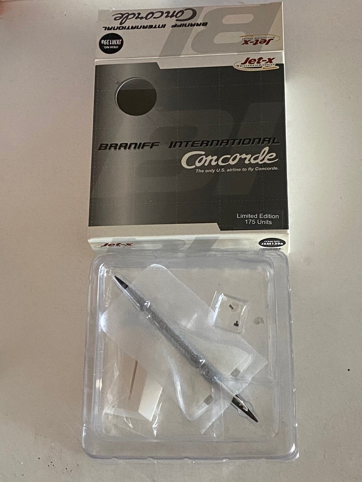 Jet-X Braniff International Concorde 1:400 N94FA JXM139A Black ...