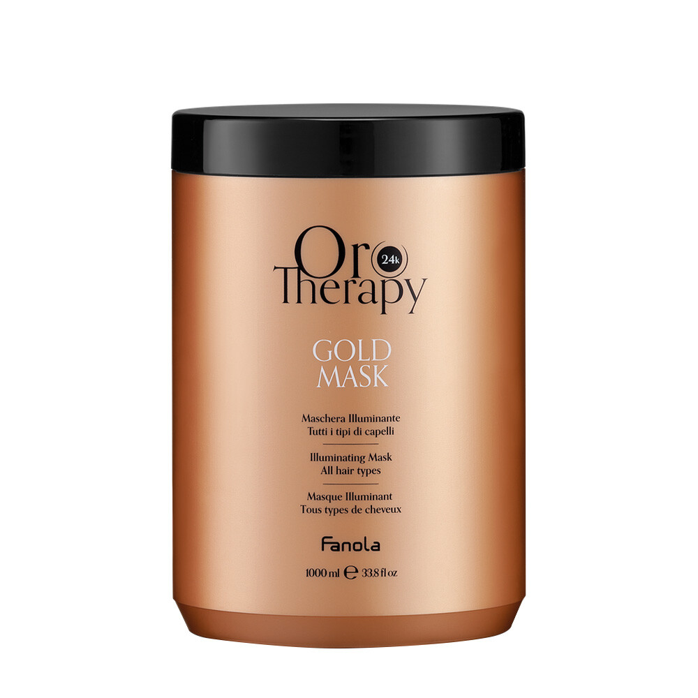 Fanola Oro Therapy Oro Puro Gold Mask 1000ml - masque illuminateur | eBay