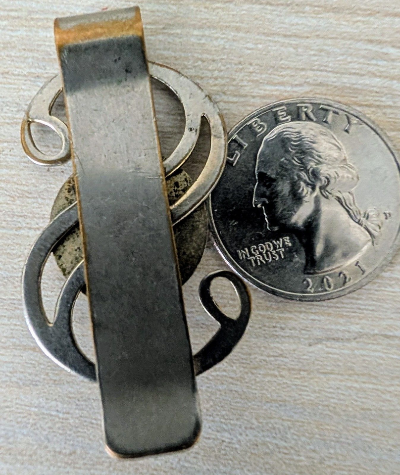 Money Clip w/Virgin Mary on Blue Background Vintage 1941 Rare | eBay
