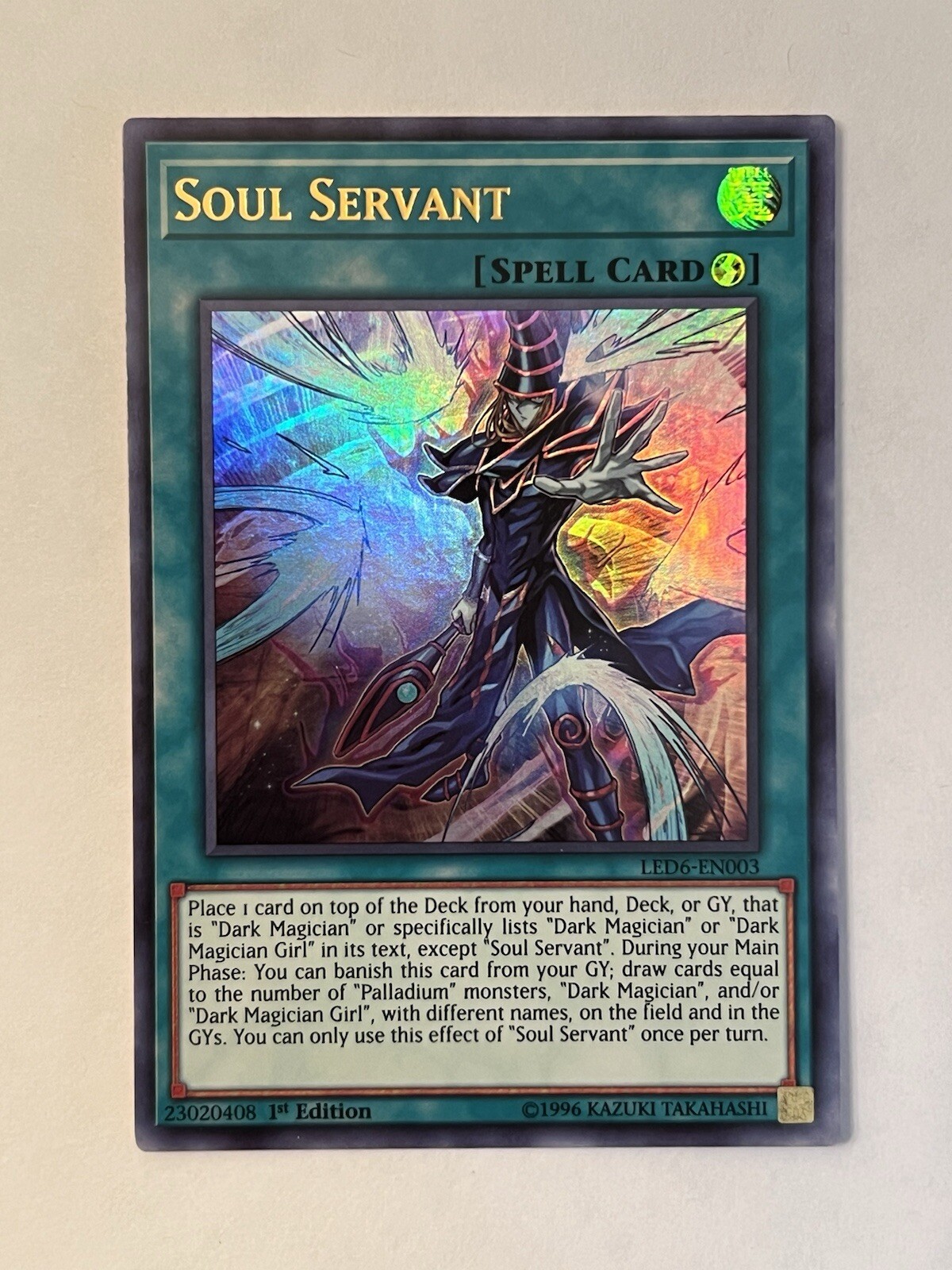 Yu-Gi-Oh! TCG Soul Servant Legendary Duelists: Magical Hero LED6-EN003 ...