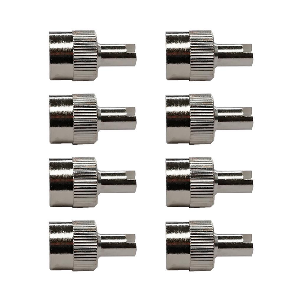 8Pcs Slotted Head Valve Stem Caps Leak-proof Car Tire Tool Cap Auto ...