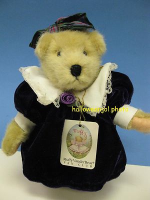 MUFFY VANDERBEAR Musical Soiree Collection Stuffed Jointed TEDDY Bear ...