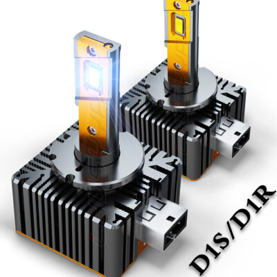 2x D1S D1R LED Headlight Bulb 180W 6000K High Low Beam HID Xenon ...