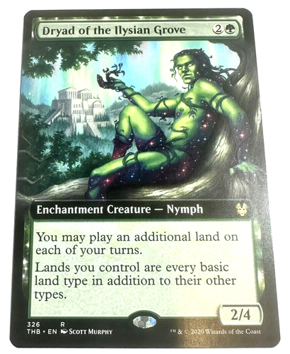 DRYAD OF THE IIYSIAN GROVE MAGIC THE GATHERING CARD ENCHANTMENT ...