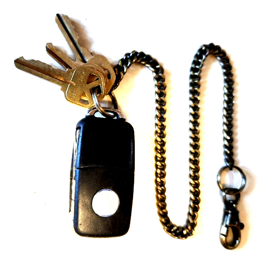 Biker Chain for Men Replacement Thin Key Ring Chain 17' inch Long ...