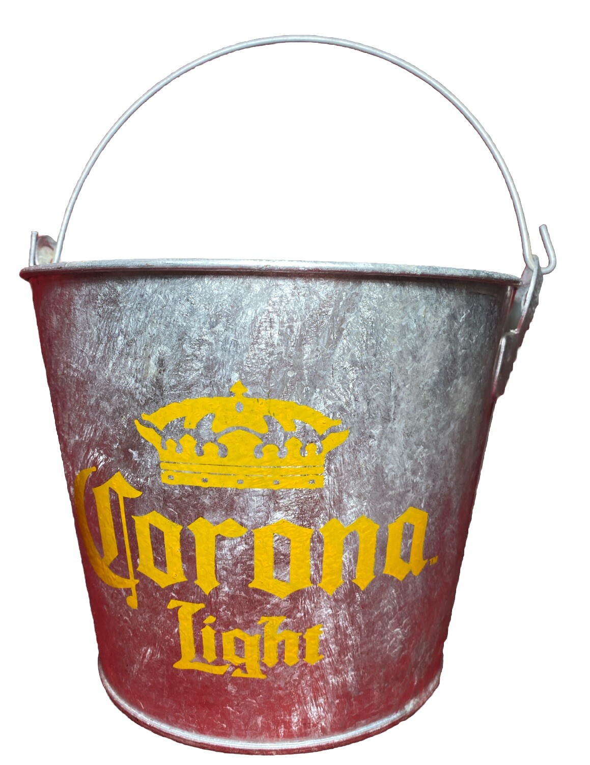 Corona Light Beer Galvanized Ice Bucket Pail With Handles | eBay