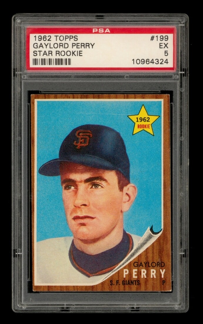 1962 Topps Set-Break #199 Gaylord Perry Star Rookie PSA 5 EX | eBay