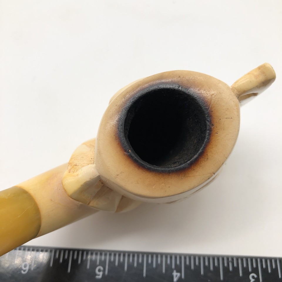 Murat Turkish Block Meerschaum Eagle Claw Tobacco Pipe Large | eBay