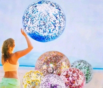GLITTER BLING BEACH BALL NEW! | eBay