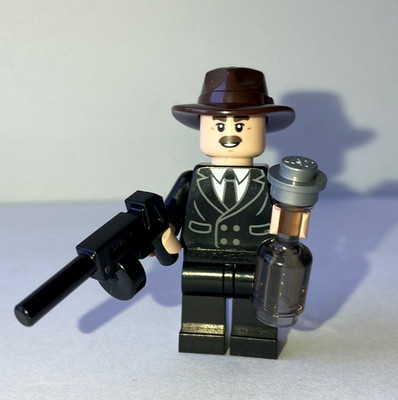 *NEW* 100% LEGO Gangster Mob Black Suit Custom Minifigure | eBay