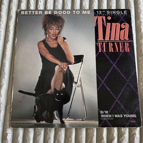 TINA TURNER BETTER BE GOOD TO ME 12" 1984 CAPITOL V8609 PICTURE COVER ...