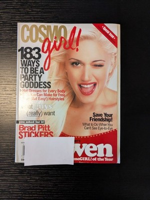 CosmoGirl Magazine Vintage December 2001/January 2002, Gwen Stefani ...