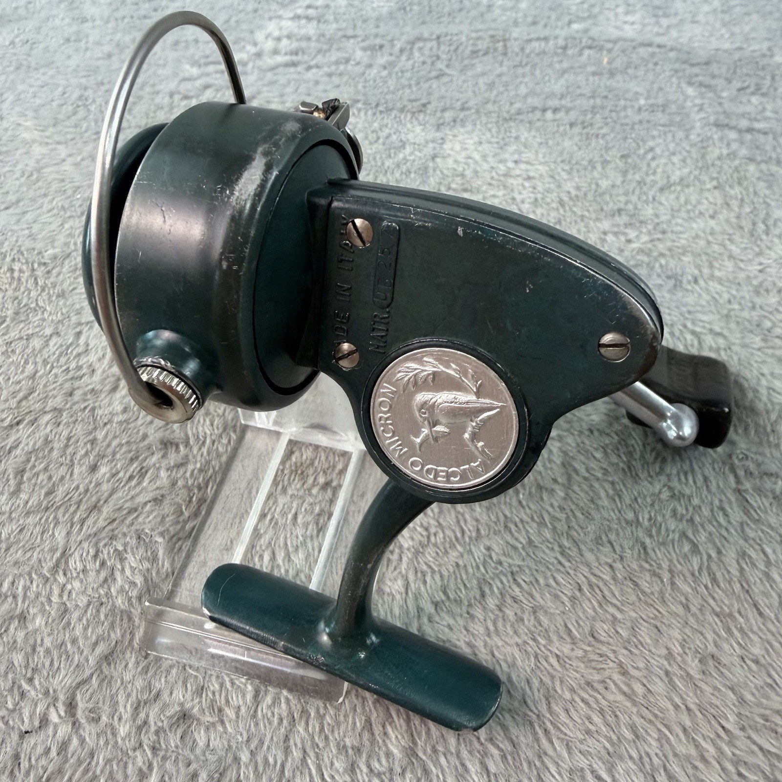 Vtg Alcedo Micron Spinning Fishing Reel w Box Italy DB257 | eBay