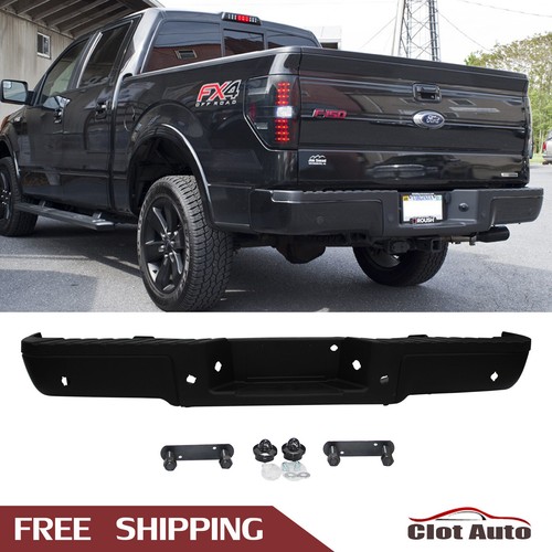 For 2009-2014 Ford F150 F-150 Rear Step Bumper Assembly w/Sensor Holes ...