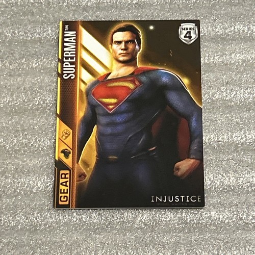 Ultra Rare Gear Card#127 SUPERMAN Injustice Gods Among Us Arcade Game ...