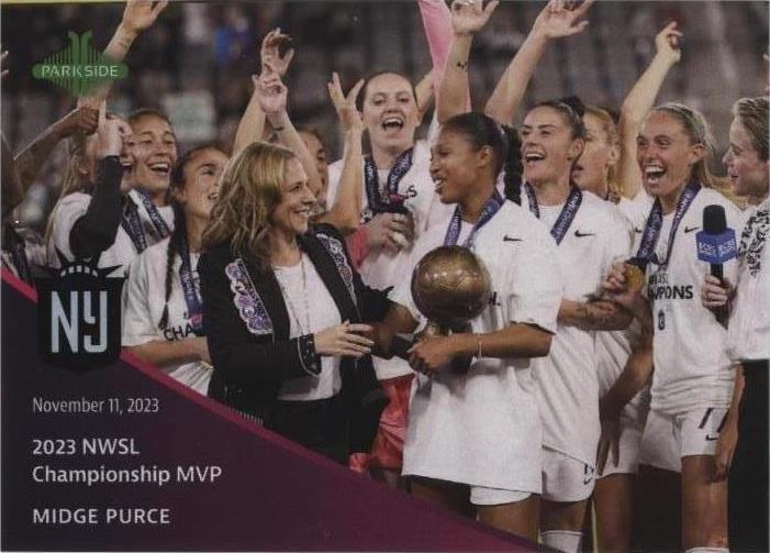 2023 Parkside NWSL Pronto - Midge Purce #138 /456 for sale online | eBay