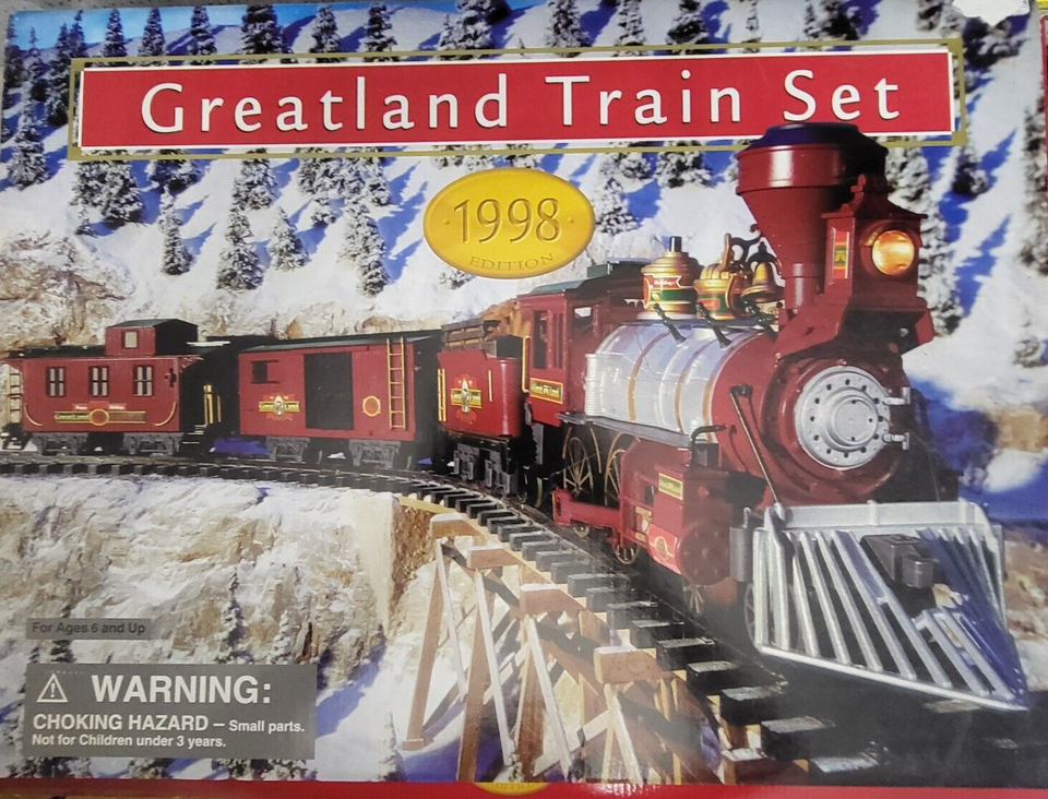Vtg 1998 New Bright Greatland Train Set Battery Operated | eBay