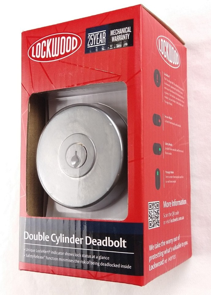 Lockwood Paradigm 005 Double Cylinder Deadbolt - Australian High ...