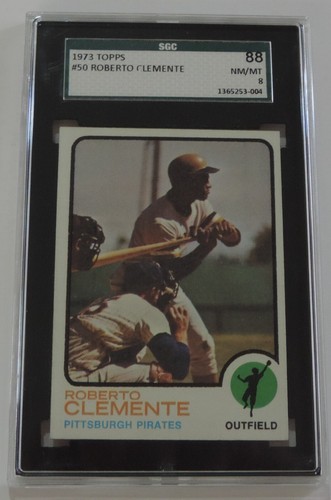 SGC 8 1973 TOPPS ROBERTO CLEMENTE CARD #50 PIRATES HOF 'ER RARE L@@K | eBay