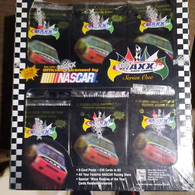 1994 Maxx Nascar Trading Cards Sealed Box 90 Packs 5 Cards Per Pack | eBay