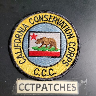 CALIFORNIA CONSERVATION CORPS CCC SHOULDER PATCH CA | eBay