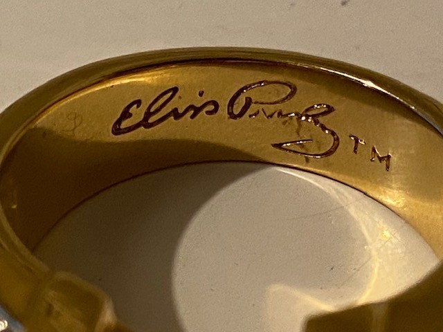 V.RARE: Elvis Replica Ring Caught in a Trap Ring OFFICIAL | eBay UK