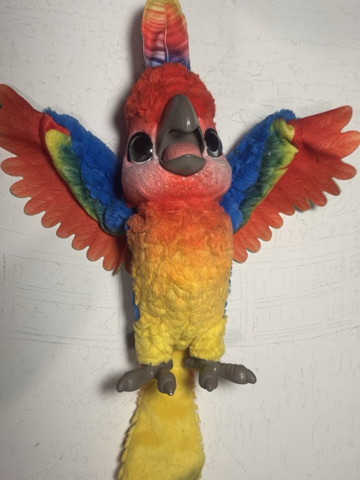 FurReal Friends Rock-A-Too The Show Bird Interactive Talking Plush ...
