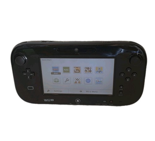 Nintendo Wii U Gamepad ONLY WUP-010 USA Tablet Black - Read Discription ...